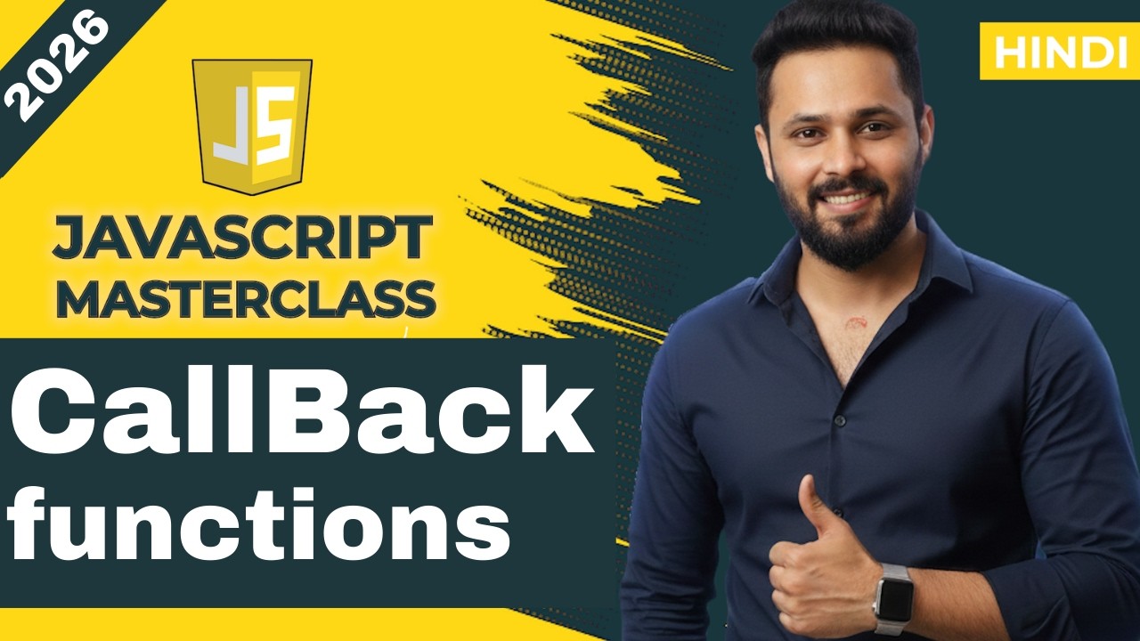 JavaScript Tutorial in Hindi #39 Callback Function Explained | Private Scope in JS #javascript