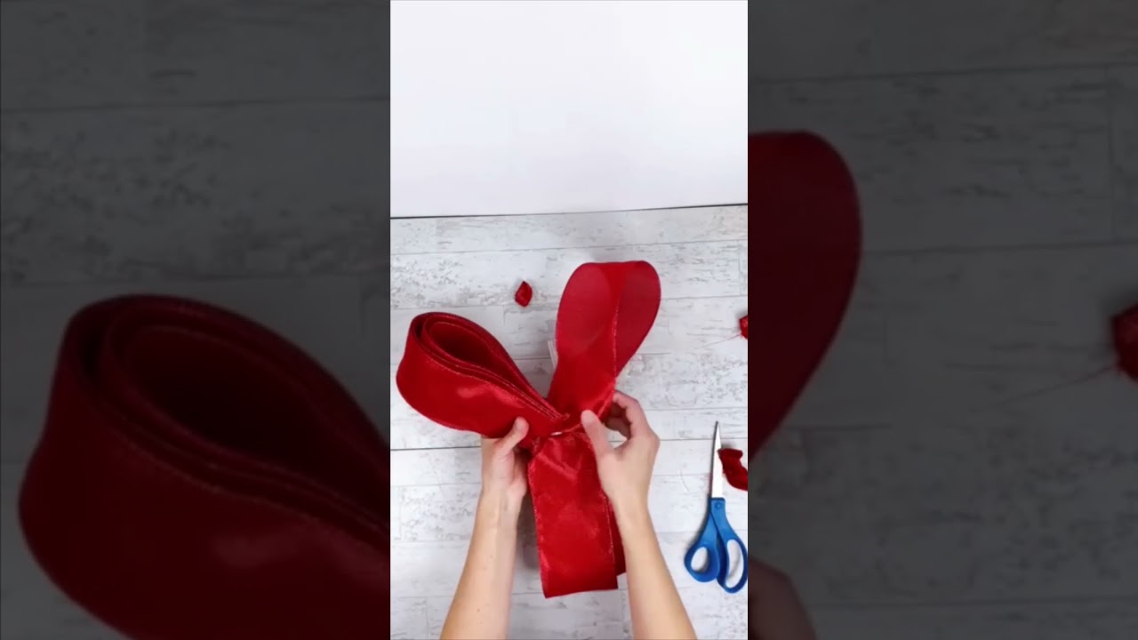 How to make a giant bow -- Easy!