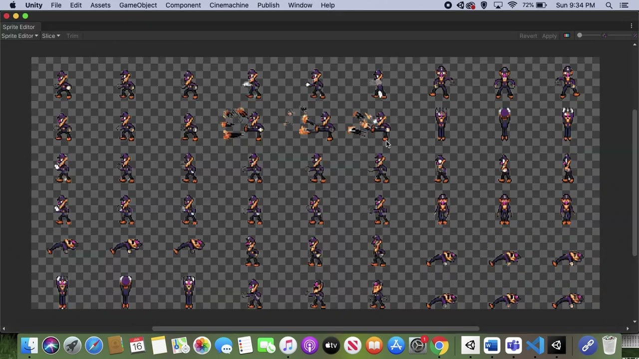 Unity RPG Lesson 0: Animation and Sprite Sheets