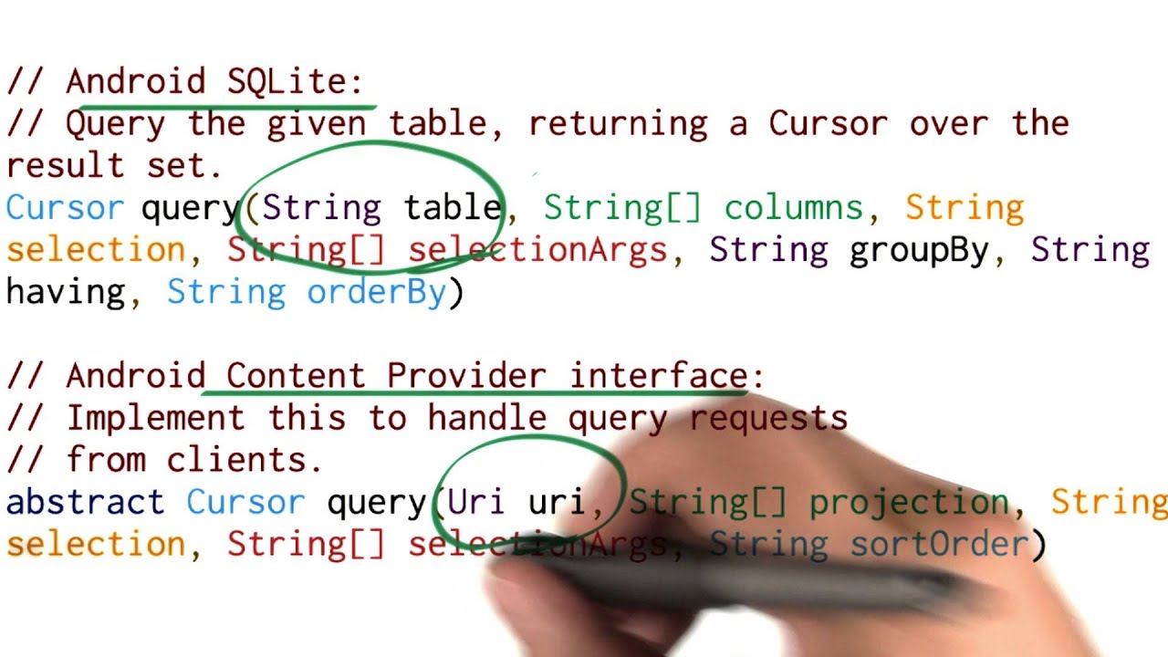 Creating a Content Provider - Developing Android Apps