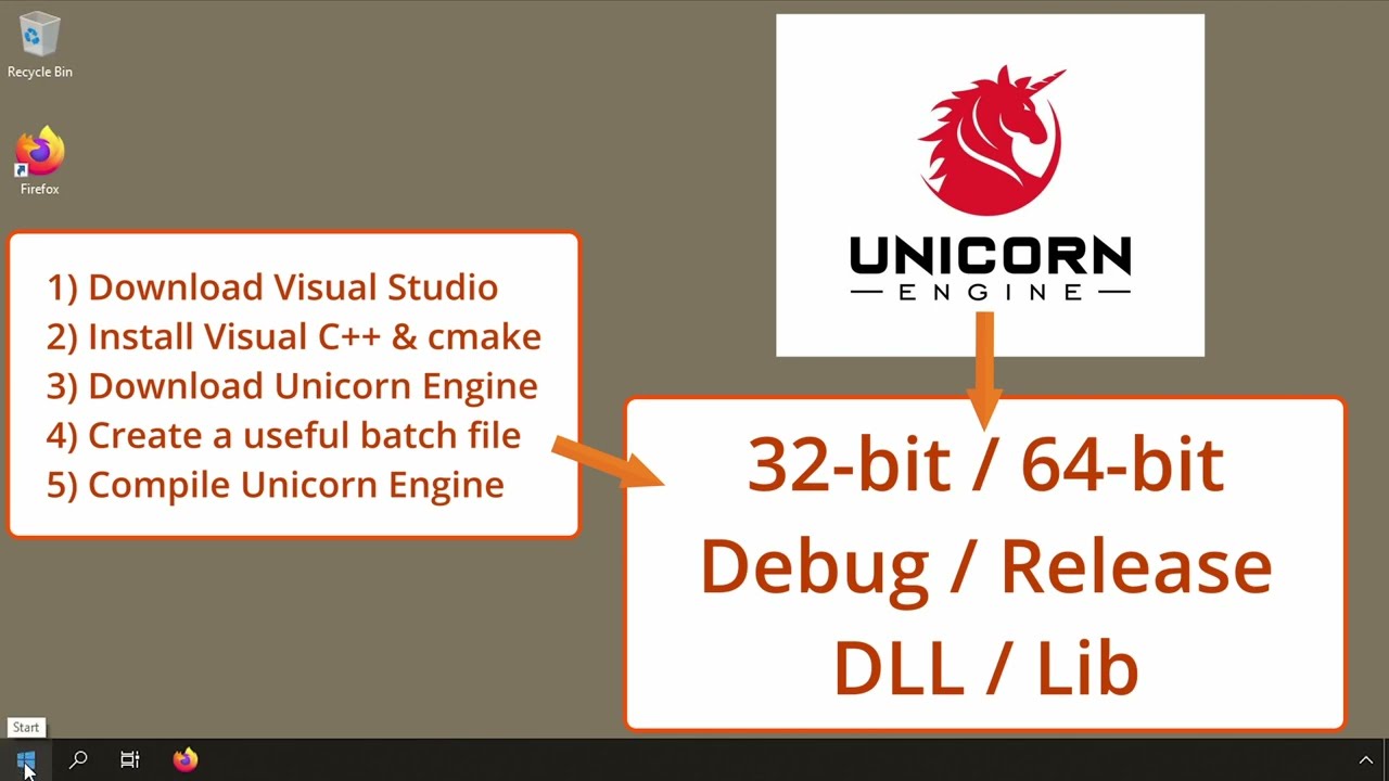 Compiling Unicorn Engine on Windows