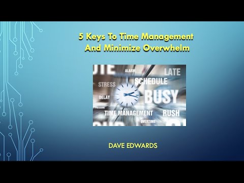 5 Keys to Better Time Management – Dave Edwards Media