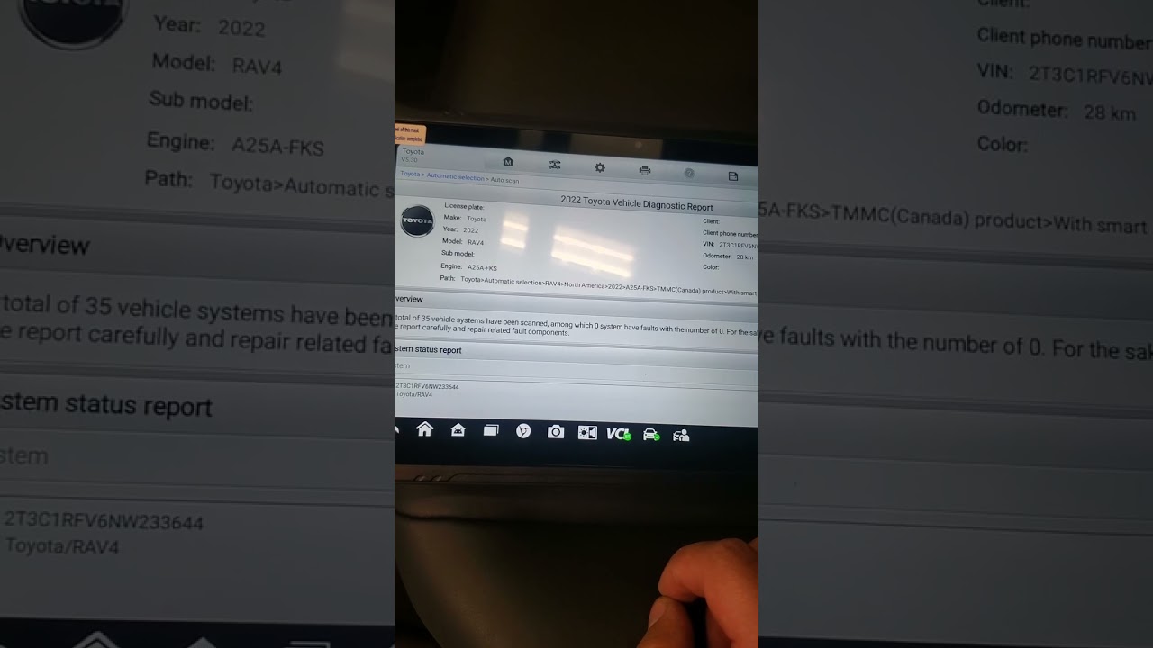 Otofix D1 Max Tool Review, 2022 Toyota Rav4 Front Radar Calibration