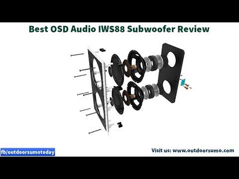 Best OSD Audio IWS88 Subwoofer Review and Buying Guide by Outdoorsumo