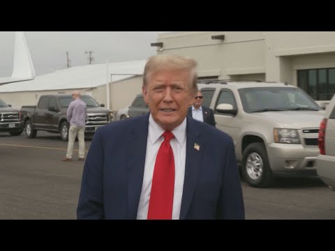 VIDEO | Donald Trump arrives in Eagle Pass, Texas to deliver remarks on border security