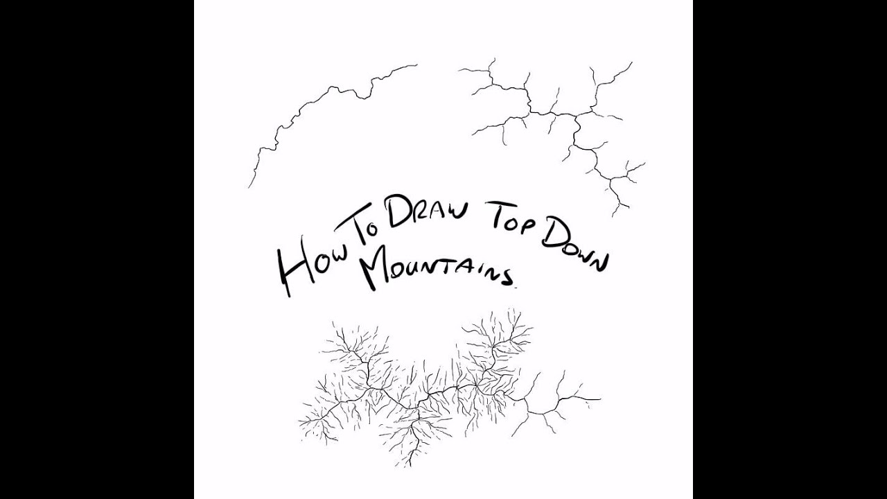 How to draw top down mountains