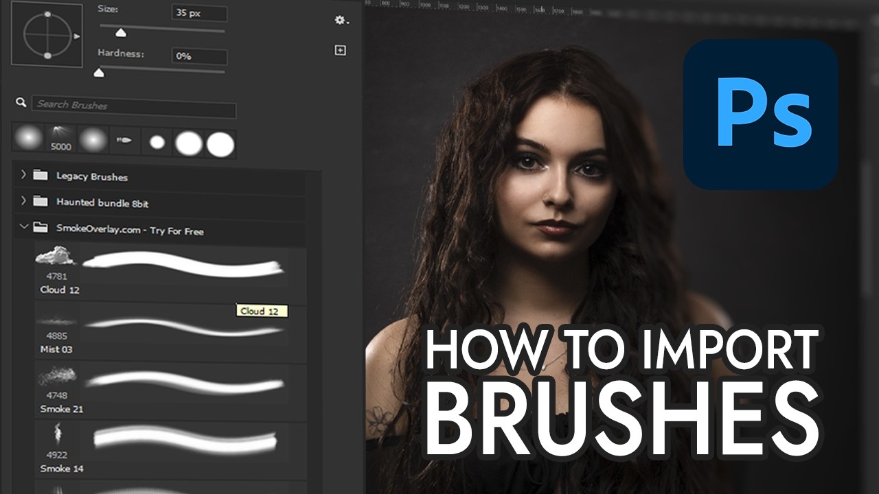 1. How to import Brushes? (Photoshop)