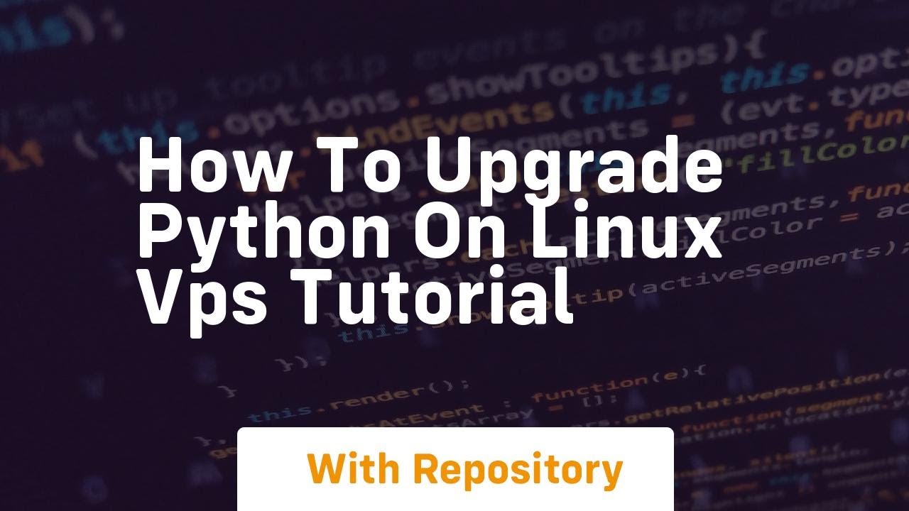 How to upgrade python on linux vps tutorial