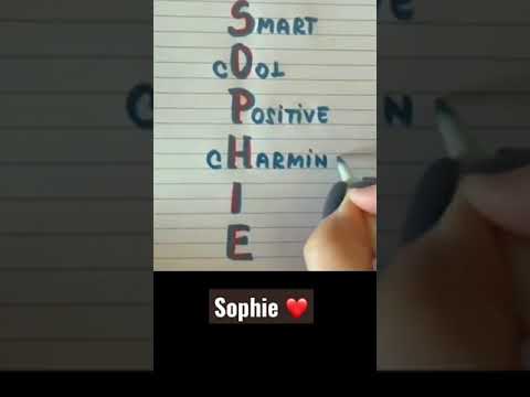 Meaning of the name SOPHIE #meaning #name #sophie
