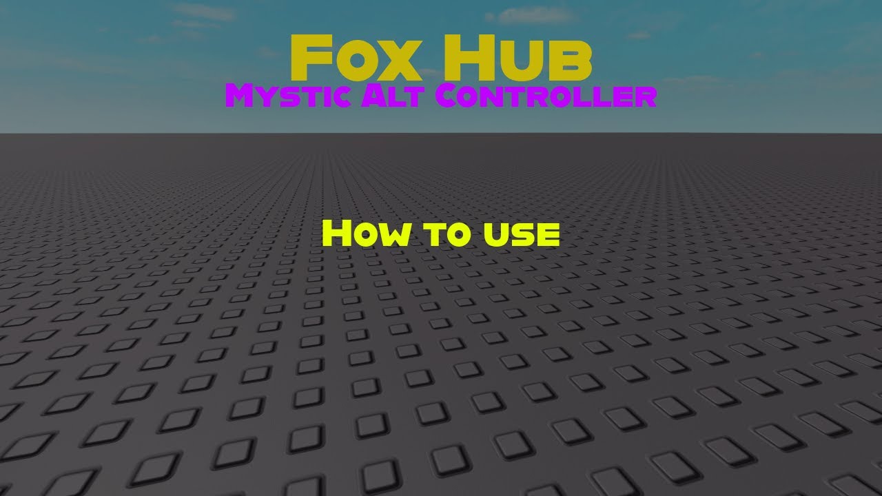Mystic Alt Controller roblox - how to use