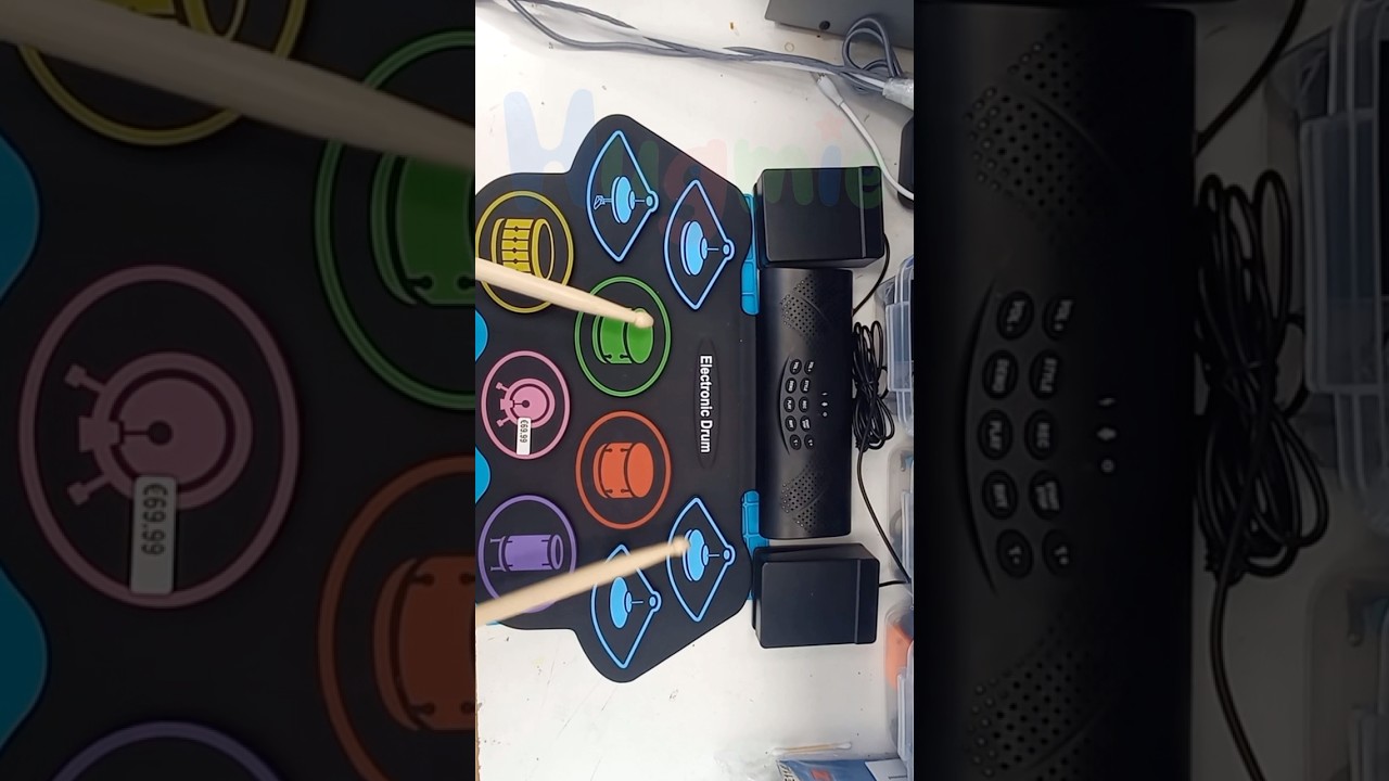 Electronic Drum Pad Set Unboxing & Sound Test! 🥁🎧 #electronicdrum #drumpads #music