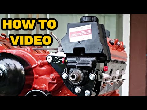 Installing The ICT Billet Power Steering Bracket Onto The LS