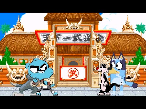MUGEN Request [837]: Gumball Watterson & Tom Cat vs. Sylvester & Bluey Heeler