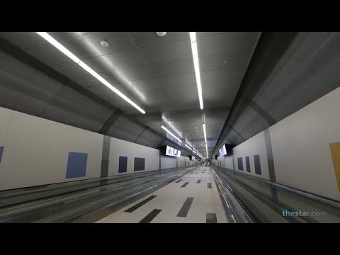 New Billy Bishop pedestrian tunnel opens