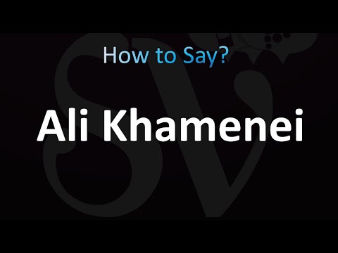 How to Pronounce Ayatollah Ali Khamenei (Correctly!)