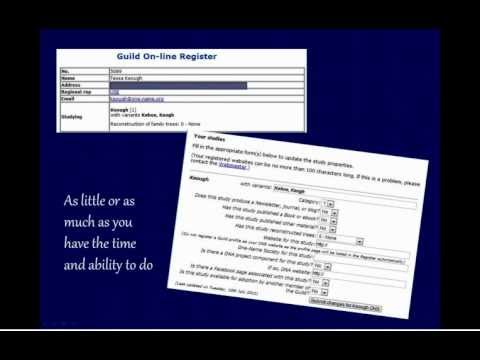 Twenty with Tessa - Registering a Surname and Publishing your Guild Profile.flv