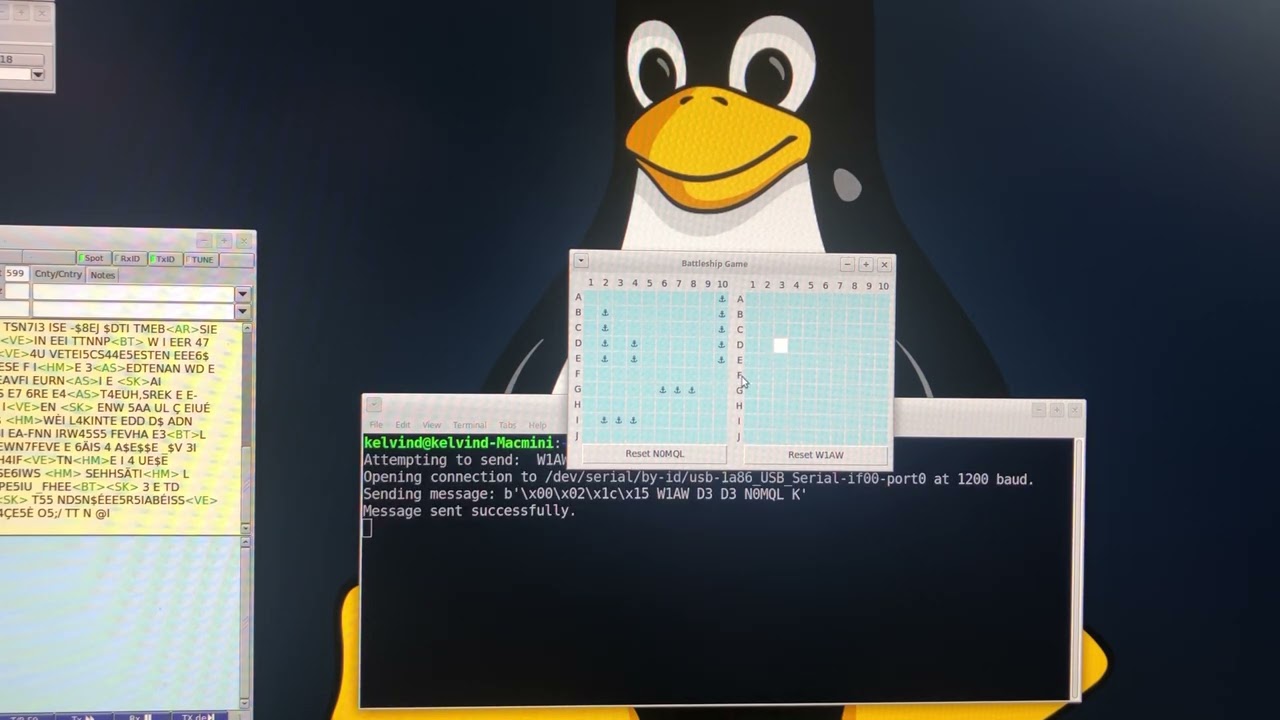 WinKeyer Battleship Game CW Ham Radio