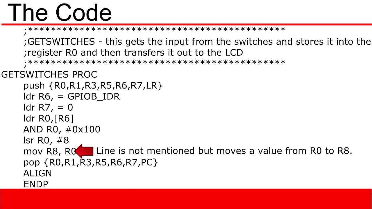 ARM Cortex M3 Tutorial 7: Coding Example