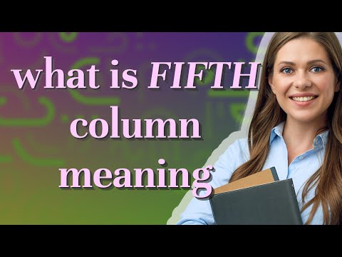 Fifth column | meaning of Fifth column