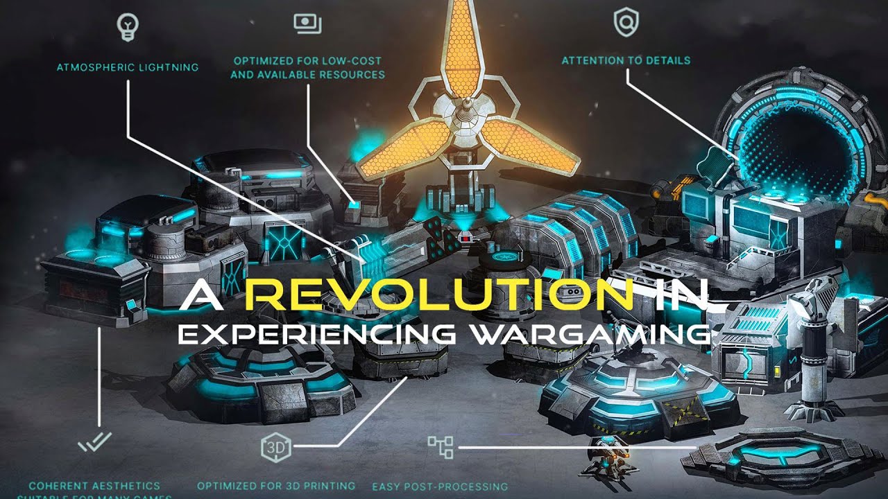 Sci-Fi 3D printable models