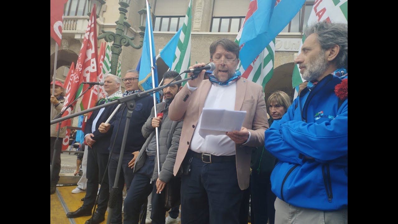 FOTO E VIDEO | Sandro Colombi a Bergamo per il Primo Maggio – UILPA
