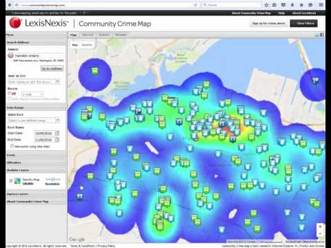 LexisNexis Canadian Crime Map