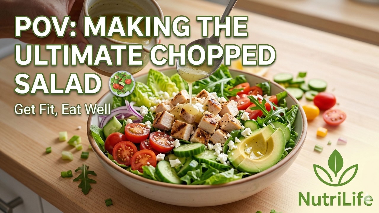 POV: Making the Ultimate Chopped Chicken Salad 🥗 | NutriLife