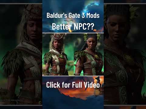 Baldur's Gate 3 but with Better NPC! BG3 Mods #baldursgate3 #gaming