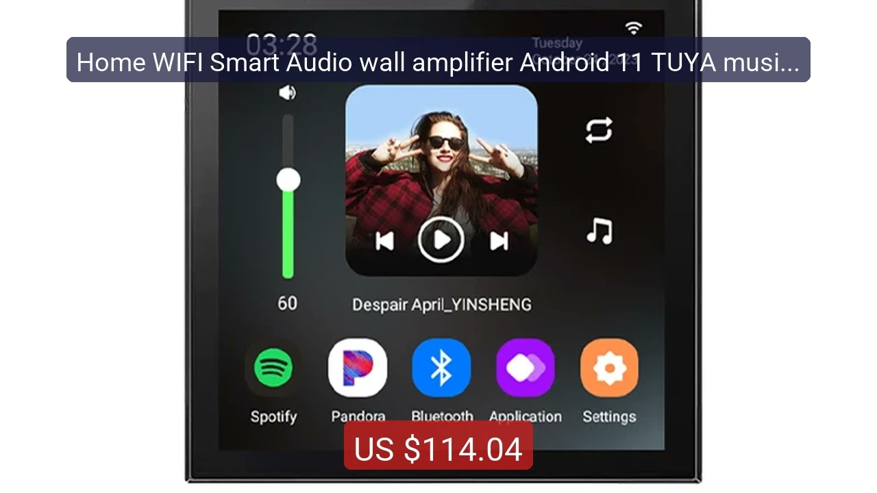 Home WIFI Smart Audio wall amplifier Android 11 TUYA music pla... — Best Buy 2026 | Great Quality!