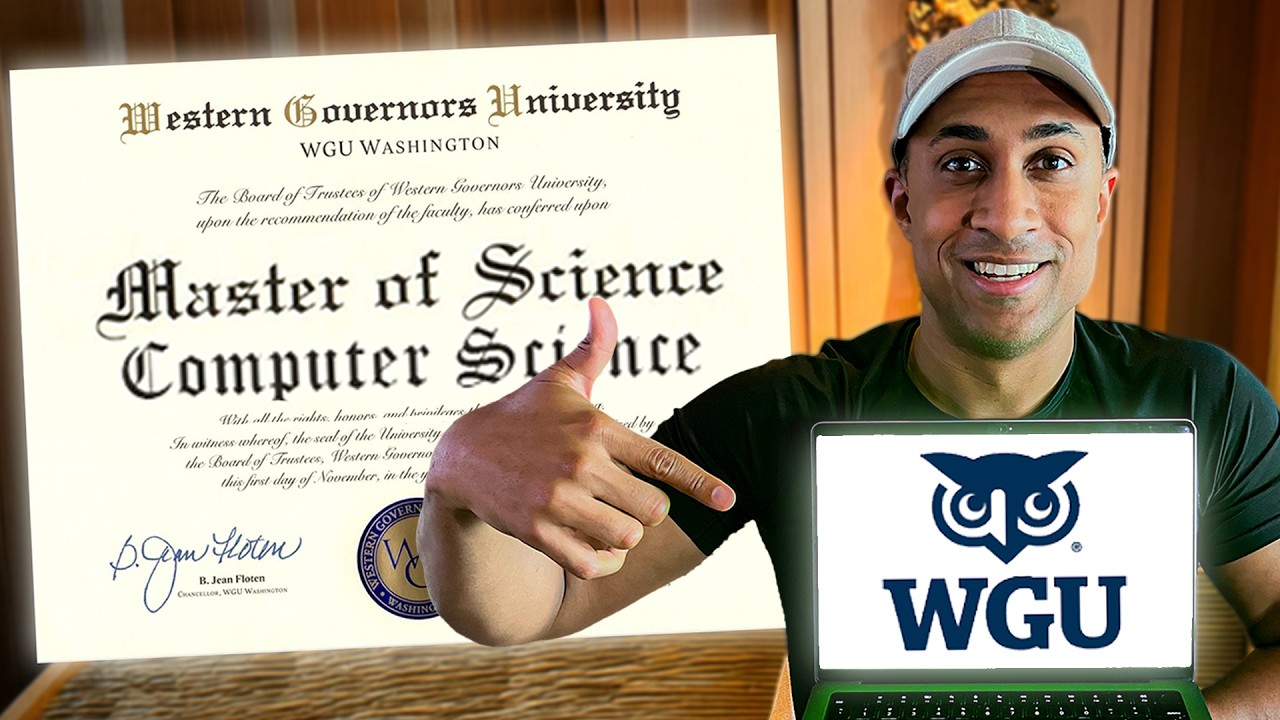 WGU's New Masters Computer Science Degree (2025, Multiple Disciplines)