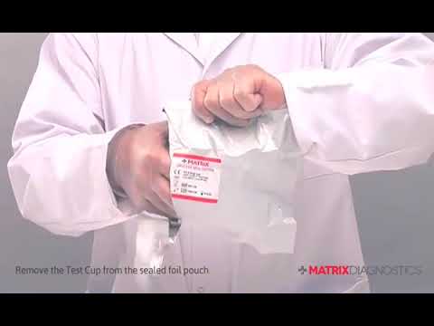 Matrix Diagnostics - How to Test For Drugs Using a Matrix Multi Panel Collection Cup