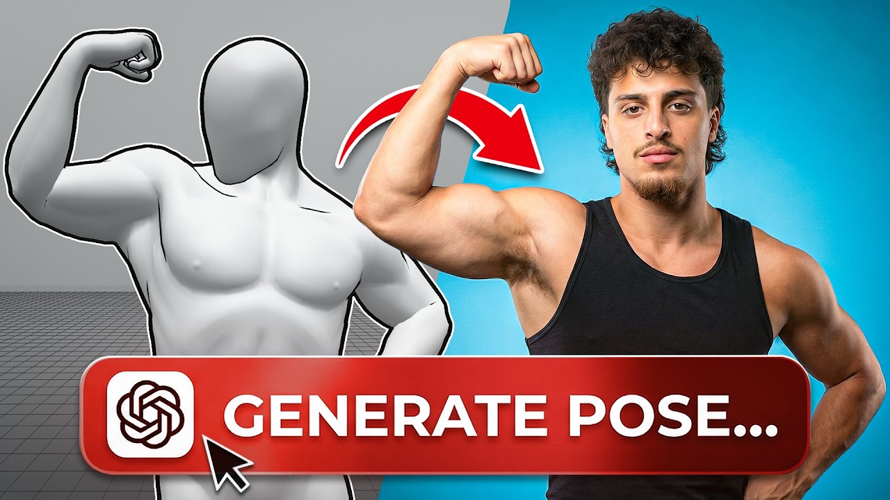 How To Make Perfect Poses For AI Thumbnails (EASY)