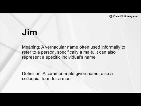 Jim Meaning