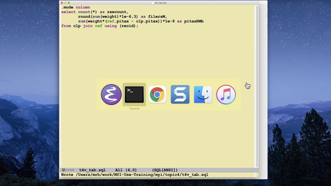 Topic 4: Using SQLite3 as a command-line tool