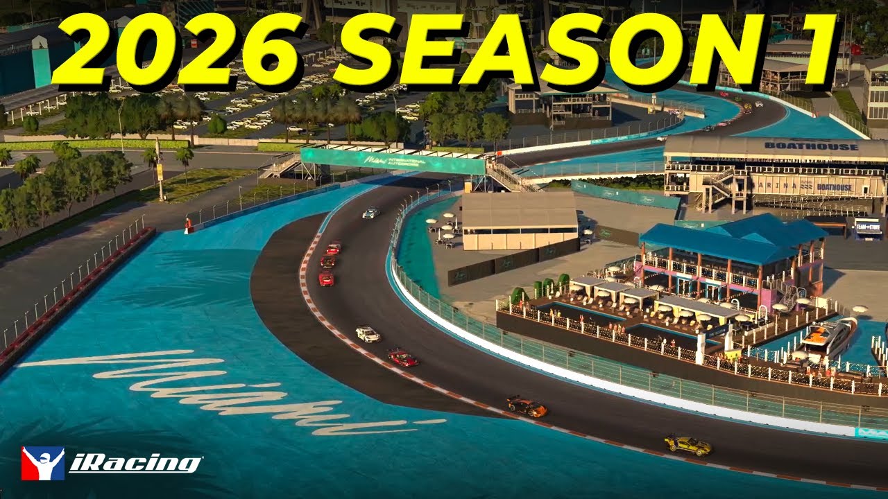 Quick look at the iRacing 2026 Season 1 build