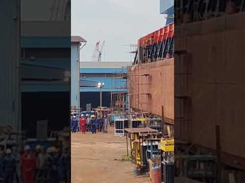 APEL PAGI SEBELUM KERJA DI GALANGAN KTU. #shorts #batam #galangan