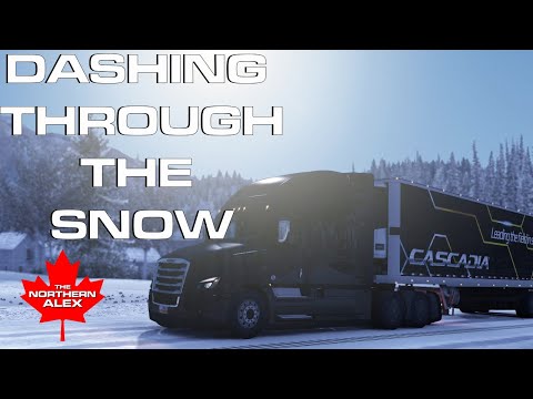 Cascadia in the Snow between Montrose and Durango - American Truck Simulator