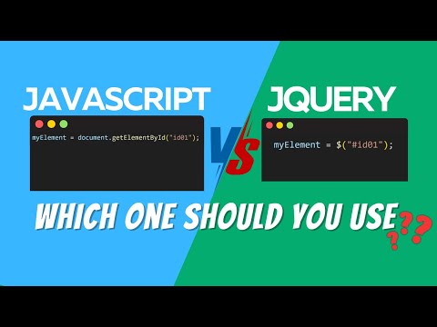 JavaScript vs jQuery: Which One Should You Learn in 2024