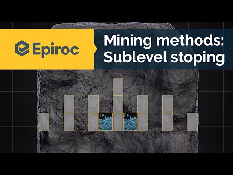 Sublevel stoping mining method - Epiroc