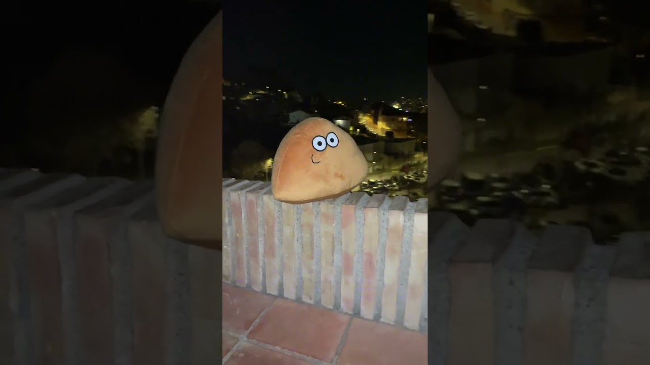 Pou Is Facing His Enemy #plushtoy