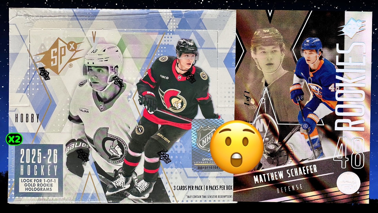 INSERT POSITIVE TITLE HERE! - 2025-26 Upper Deck SPx Hockey Hobby Box break x2