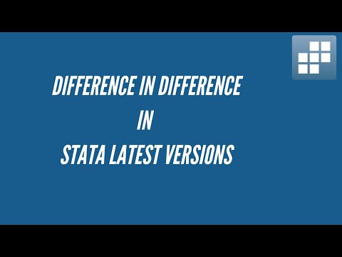 Difference in Difference Analysis in Stata (17 and Lastest Versions)