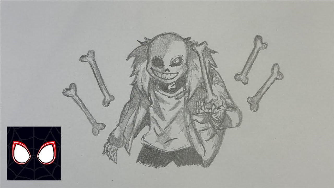How To Draw Sans | Undertale | Sketch