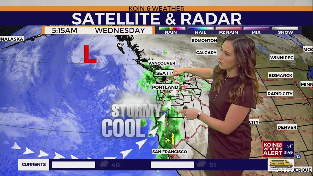 Wednesday Weather Update: Heavy rain, wind, and severe storms possible in Portland