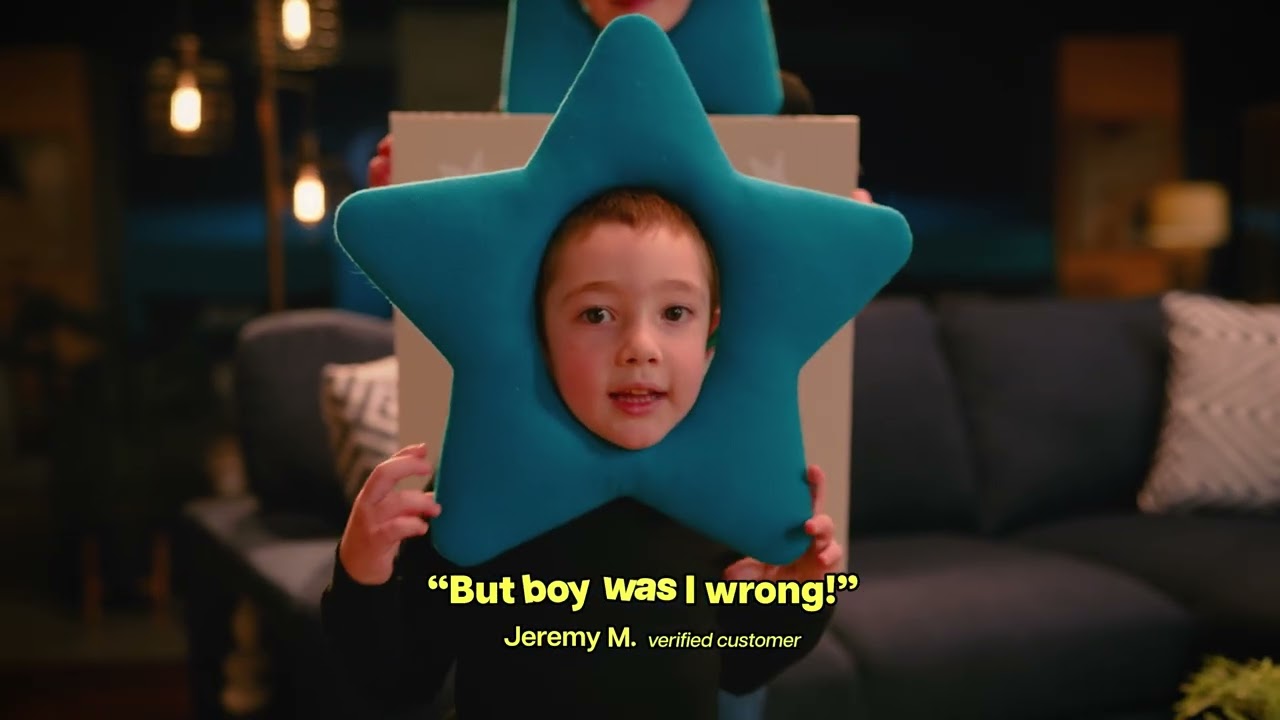 Actual 5 Star Reviews of Bob's Playday Sectional! (30s)