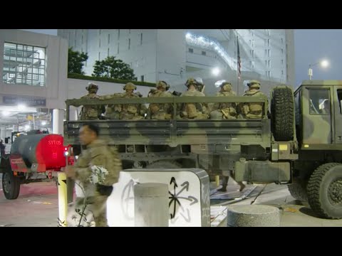 National Guard arrives in downtown Los Angeles