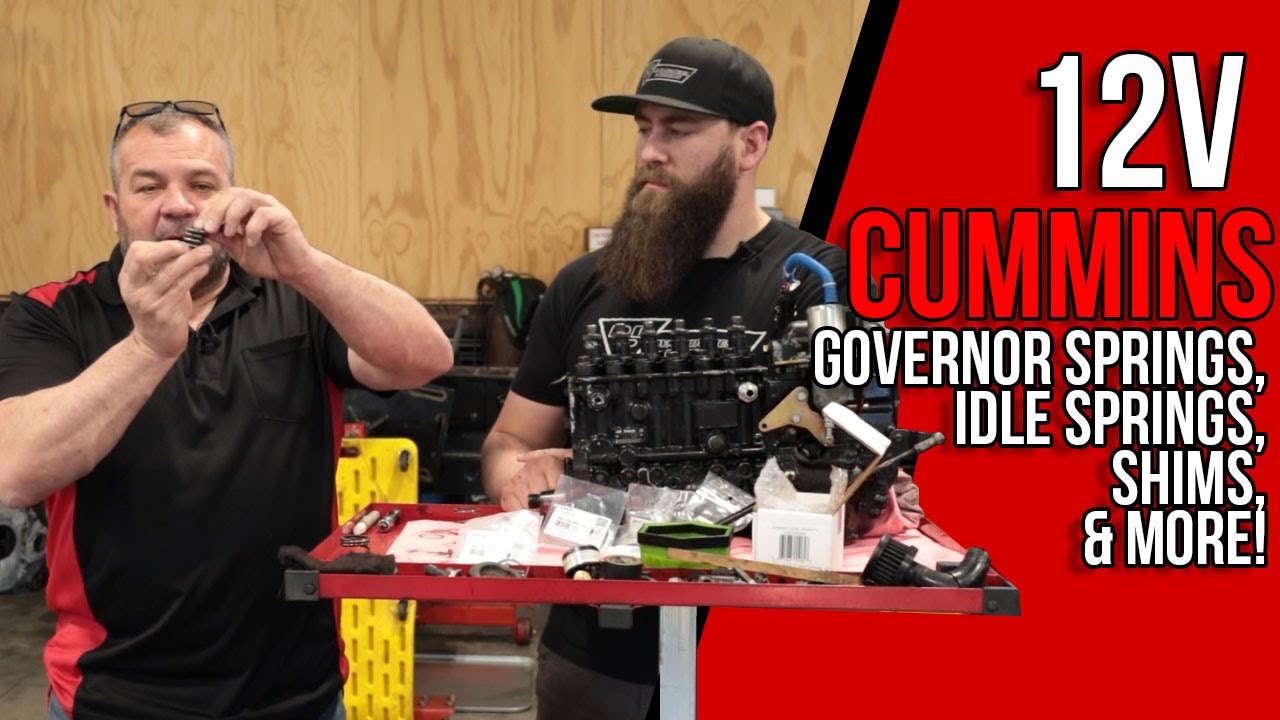 12 Valve  Cummins Govenor Springs and startability