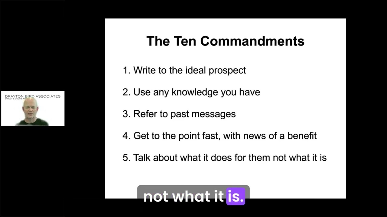 10 Commandments For Writing Effective Copy
