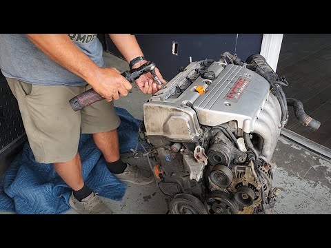 K24A2 Marketplace Score - 1st Inspection! And JDM import vs Junkyard motor talk