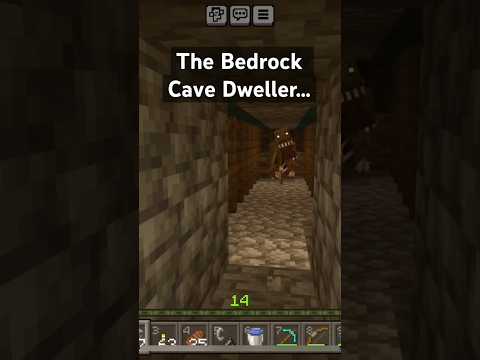 The New Bedrock Cave Dweller Is Terrifying! #minecraft #mods #horror #dwellers #cave #gaming #scary